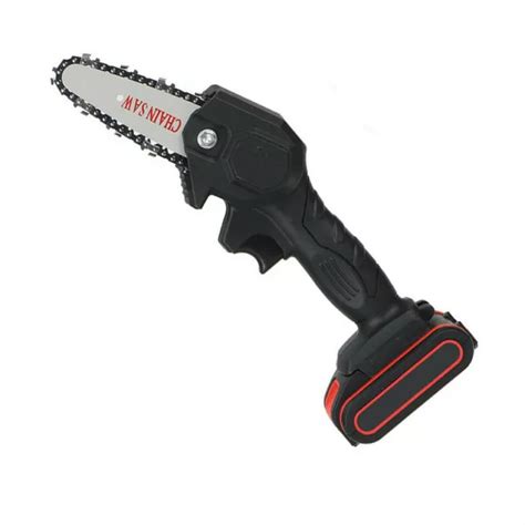 MINI SCIE ÉLETTRIQUE Batterie 24V à Chaîne 4 Pouces avec Élagage