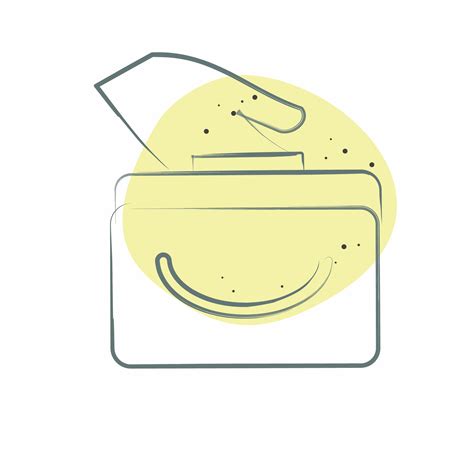 Icon Kleptomania Related To Addiction Dictionary Symbol Color Spot Style Simple Design