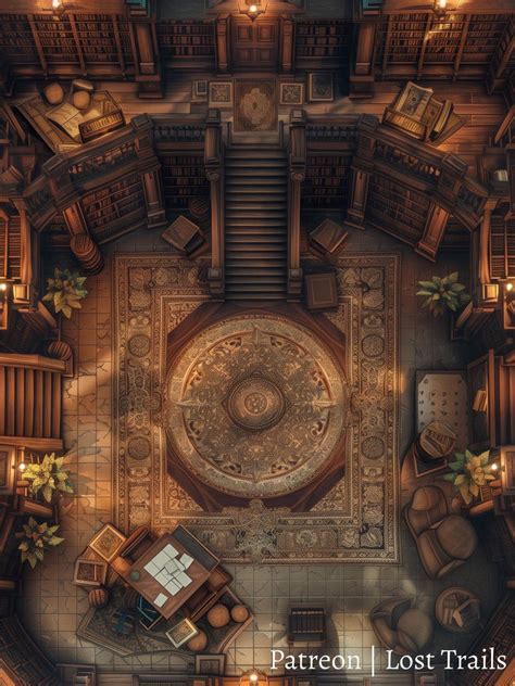 library dnd map by losttrailsmaps on deviantart