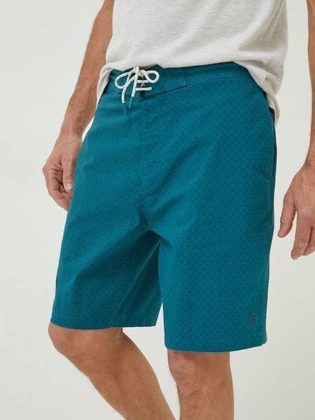 Green Camber Geo Print Swim Shorts D78318 £28
