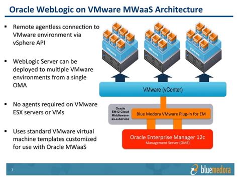 Enabling Oracle Em12c Based Mwaas On Vmware With The Blue Medora Plugin