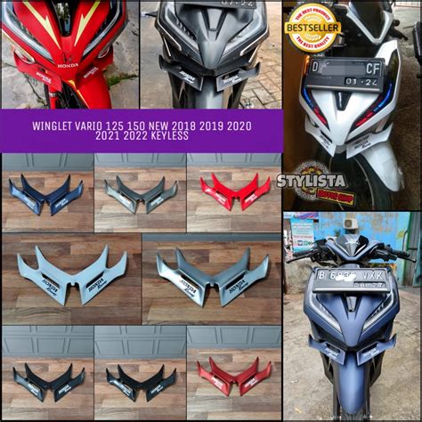 Jual WINGLET VARIO 150 125 NEW VARIO 150 WINGLET VARIO 125 150 2018
