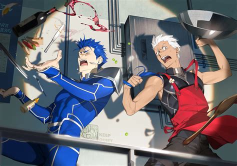 Fujimaru Ritsuka Cu Chulainn Archer And Cu Chulainn Fate And 3 More