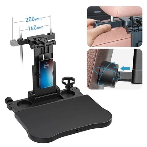 Plateau Pliable Table Dordinateur Portable Pour Dossier De Siège Auto