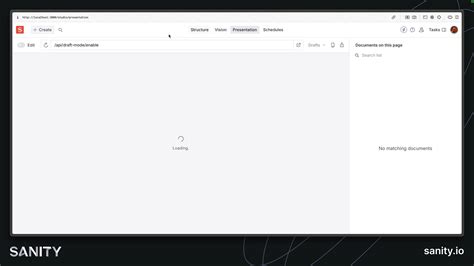 Configuring Presentation Integrated Visual Editing With Nextjs Sanity Learn