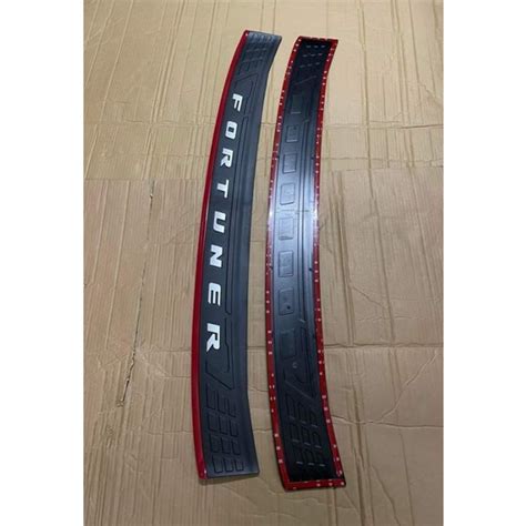 Toyota Fortuner 2020 2021 Rear Step Sill Bumper Guard Shopee Philippines