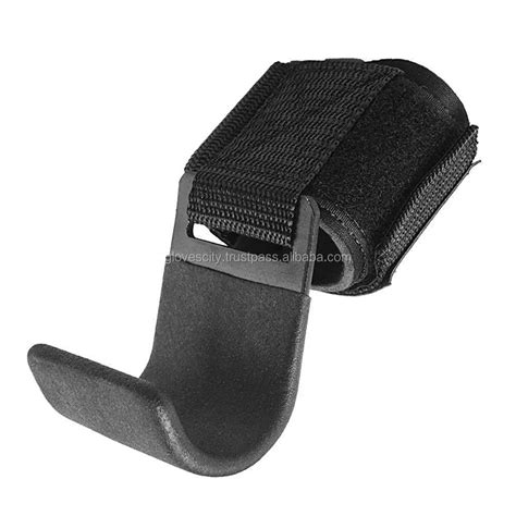 Weight Lifting Rod Hooks Heavy Duty Neoprene Padded Wrist Wraps Power