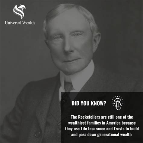 How Did The Rockefellers Achieve Generational Wealth They Placed Life
