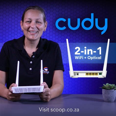 Cudy Gp1200 Xpon Wifitechnology Southafrica Businesssolutions Scoop Distribution Pty Ltd