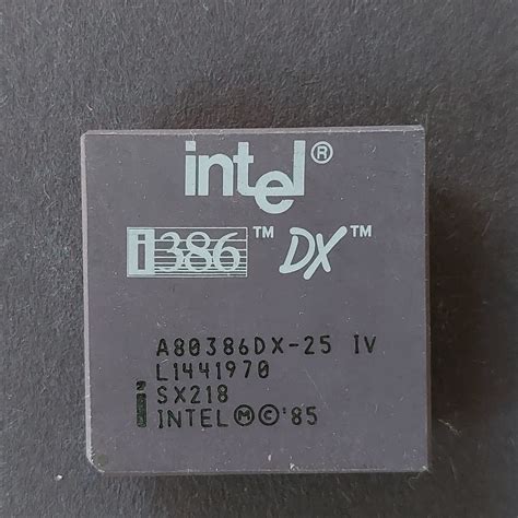 Intel 386 Dx 25 Mhz Stefano Tommesani