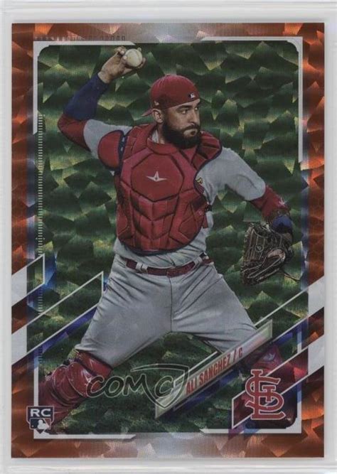 2021 Topps Update Series Orange Foil Us244 Ali Sanchez 299 Rc For