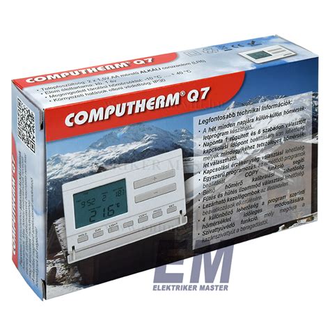 Computherm Q7 Programozható Szobatermosztát Legjobb Áron