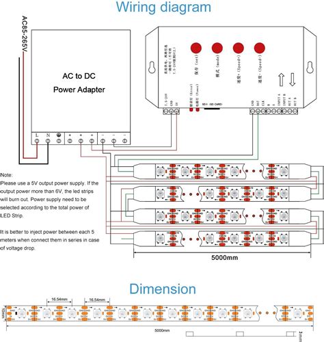 Alitove Ws B Tira De Luz Led Direccionable De Pies Led Programable Color De