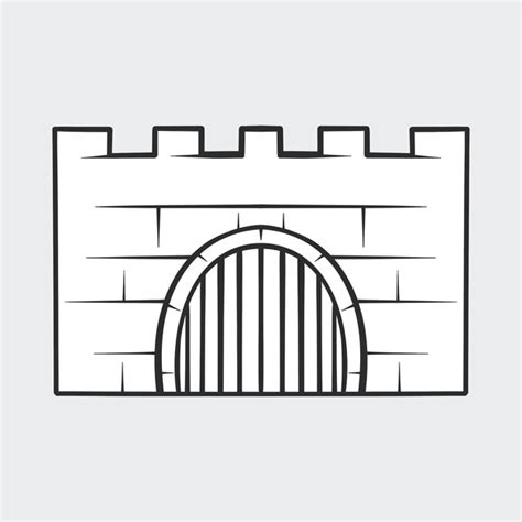 Premium Vector Castle Illustration Vector