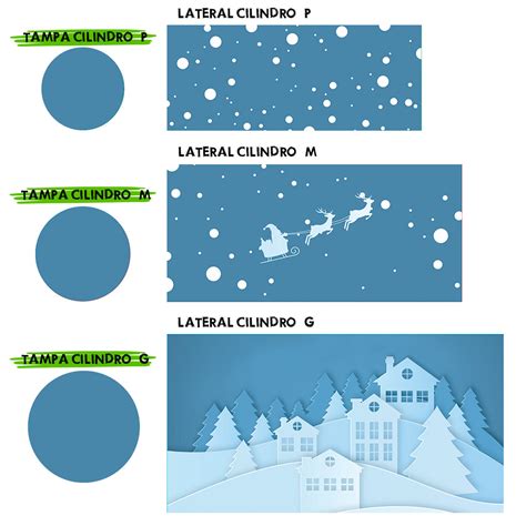 Kit Painel Redondo Trio De Capas Cilindros ColorDecor