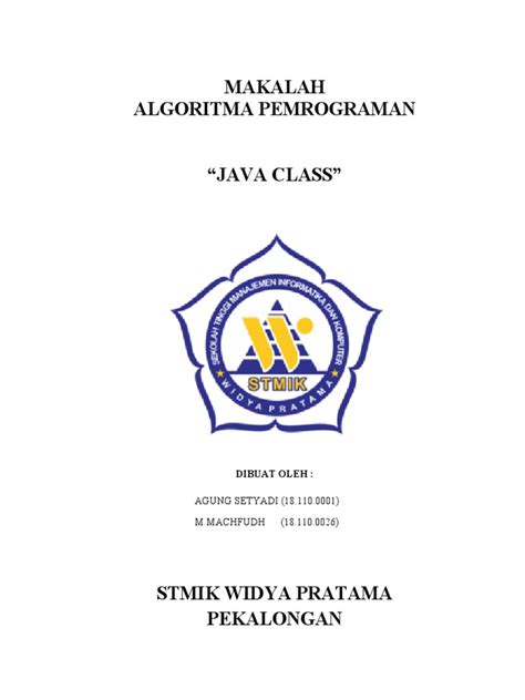 Makalah Algoritma Pemrograman Pdf
