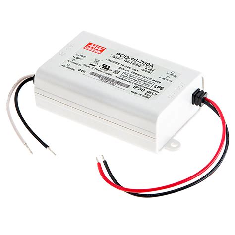 MEAN WELL Constant Current LED Driver 700mA 16 24 VDC Super
