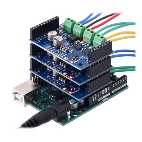 Motoron M3s256 Triple Motor Controller Shield Kit For Arduino