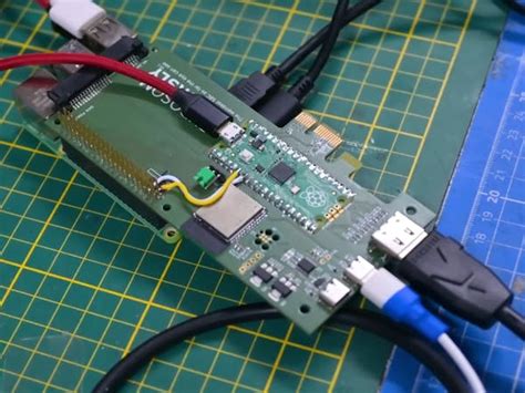 Clem Mayers Custom Sbc Contains An Esp32 Cpu And Raspberry Pi Pico Gpu