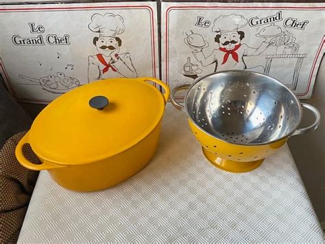 Cousances Casserole Dish 2 Enameled Cast Iron Auction Online