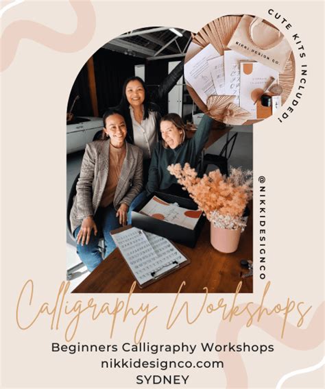 Introduction To Modern Calligraphy Class Sydney Ts Classbento