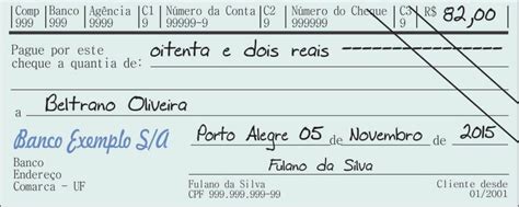 Passo A Passo De Como Preencher Cheque Nominal Corretamente Grupoats
