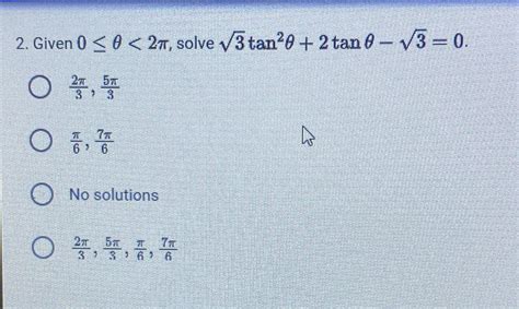 Solved Given 0θ