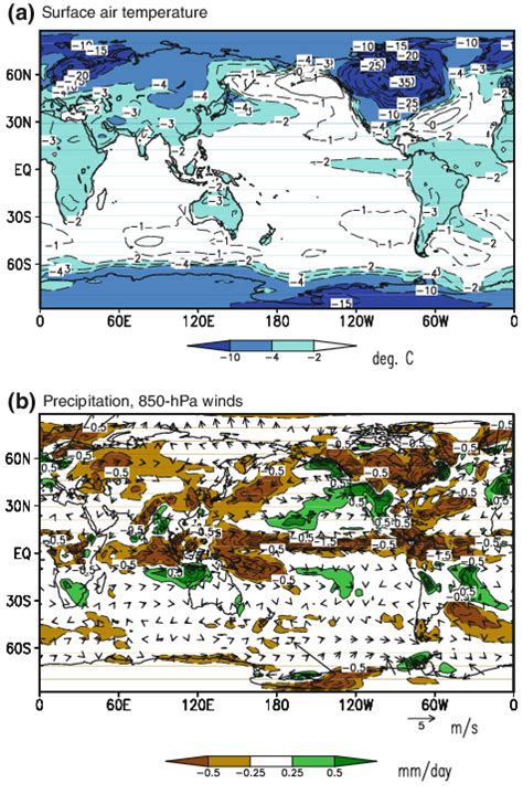 Differences Between The Lgm And Pi Simulation A Surface Air