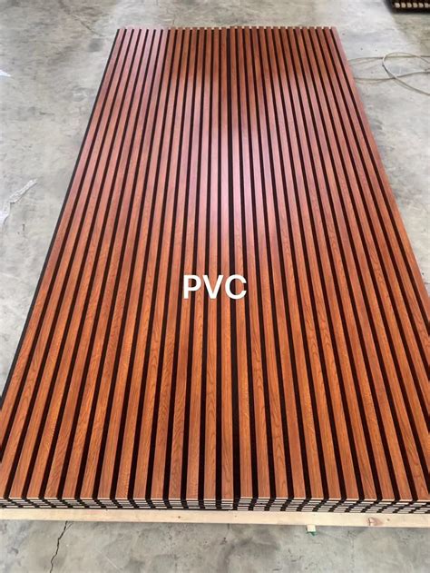 Best Fireproof Waterproof Acoustic Slat Wall Panel Wood Veneer Panel D Decorative Slats