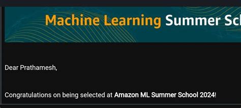 Prathamesh Mandiye On Linkedin Amazonmlsummerschool Amazon Machinelearning