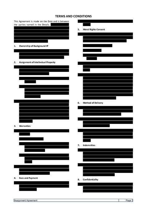 Intellectual Property Assignment Legal Agreement Cherrypicka