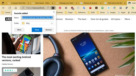 How To Access Bookmarks In The Edge Browser Android Authority