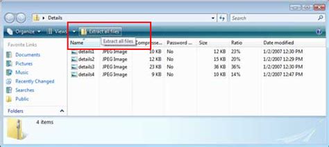 Zip And Unzip In Windows Vista