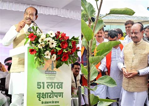 लोकसभा अध्यक्ष ओम बिरला ने स्कूली बच्चों के साथ इंदौर के बिजासन के अटल