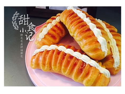【面包房里最受欢迎的毛毛虫面包图片】叶子leaf下厨房