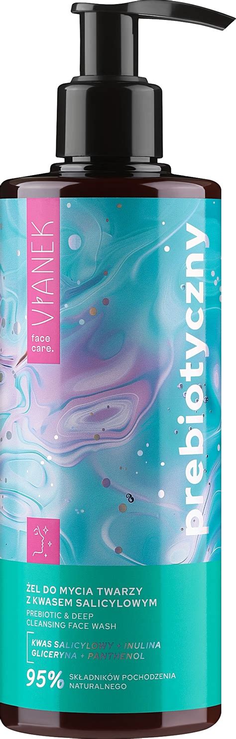 Почистващ гел за лице със салицилова киселина Vianek Prebiotic Makeup Bg