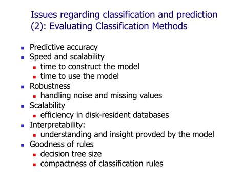 ppt classification and prediction powerpoint presentation free