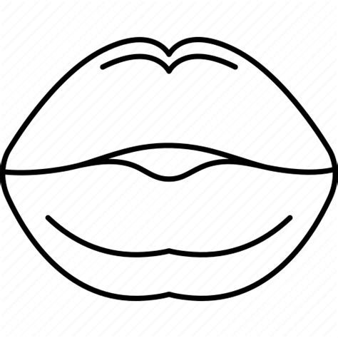Kissing Lip Lipstick Mouth Osculate Sensuality Icon