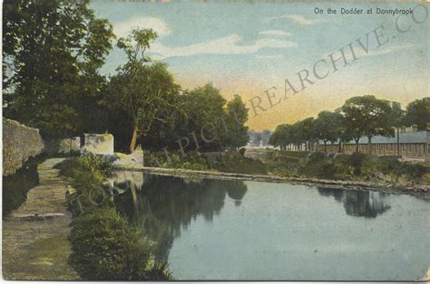On The Dodder At Donnybrook Dublin Ireland Old Irish Photograph Qo