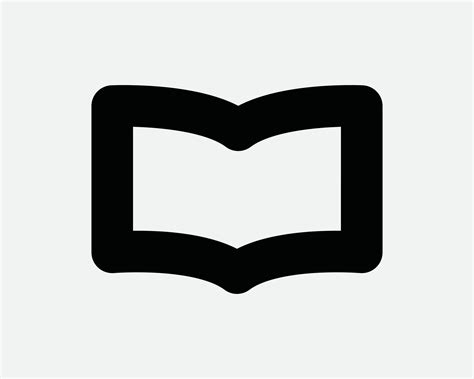 Open Book Page Icon Read Reading Library School Education Learn