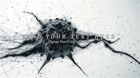 Abstract Digital Neural Network Visualization Premium Ai Generated Psd