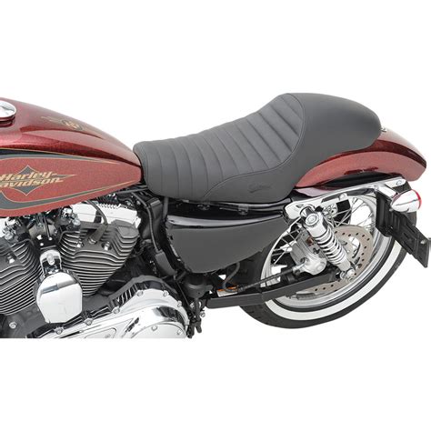 Saddlemen Americano Cafe Seat For 1986 2003 Harley Sportster Pleated