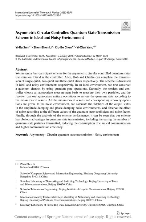 Asymmetric Circular Controlled Quantum State Transmission Scheme In Ideal And Noisy Environment