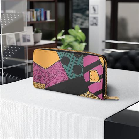 Sally Patchwork Dress Zipper Wallet Etsy