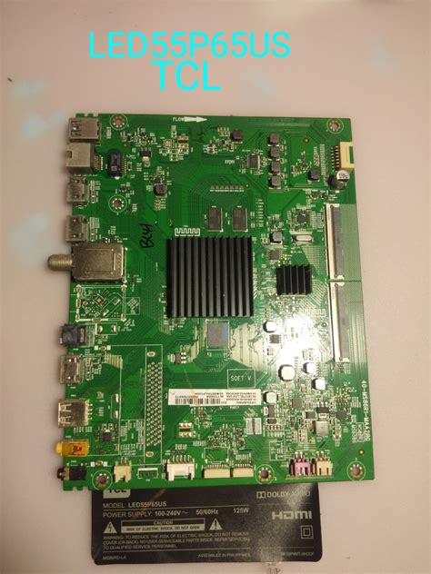 Tcl Smart Led Tv Mainboard Led55p65us 40 Ms86r1 Maa2hg Lazada Ph