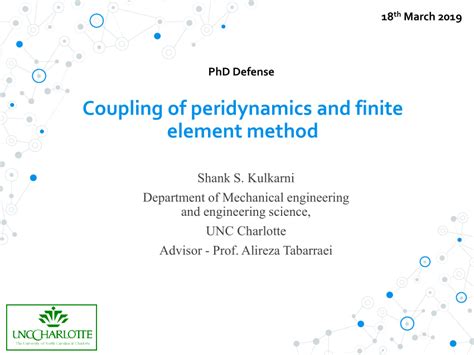 Pdf Coupling Of Peridynamics And Finite Element Method Phd Defense
