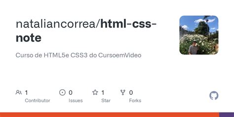 Github Nataliancorreahtml Css Note Curso De Html5e Css3 Do Cursoemvideo