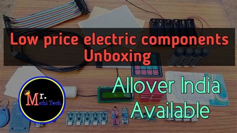 🔥low Price Components Unboxing Swastikelectronics In Tamil Mr
