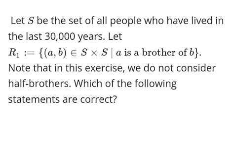 solved let s be the set of all people who have lived in the last