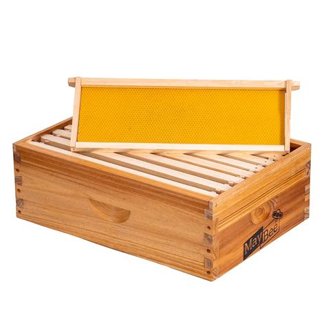 Langstroth Medium Super Bee Box With Frames And Foundations In Nepal At